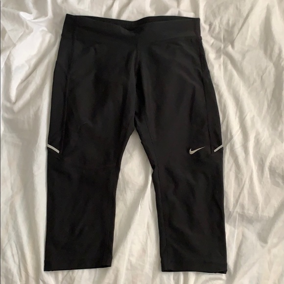 Nike | Pants & Jumpsuits | Nike Compressive Dri Fit Capri | Poshmark